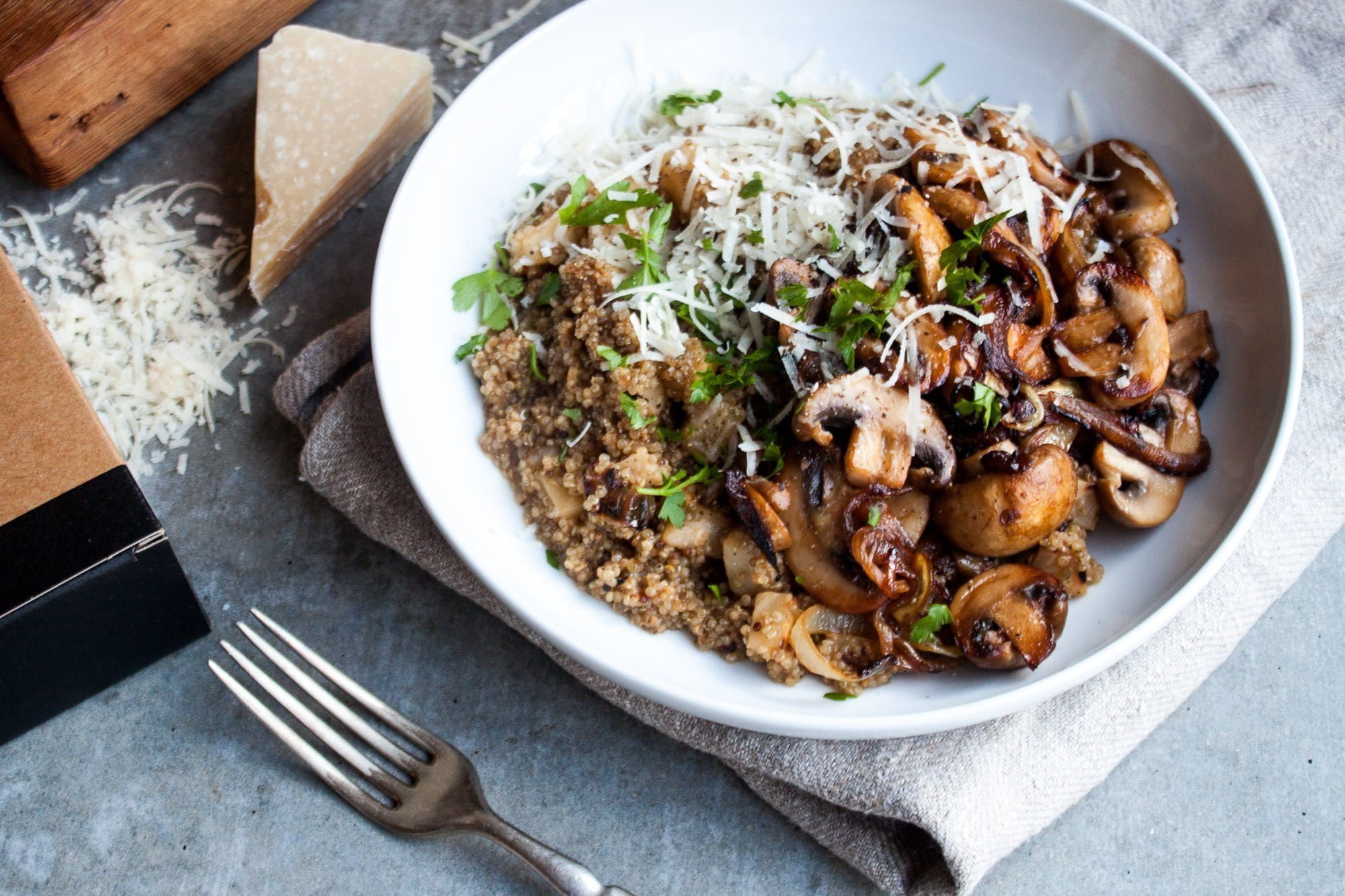 Celeriac + Golden Quinoa Risotto - SPUD.ca