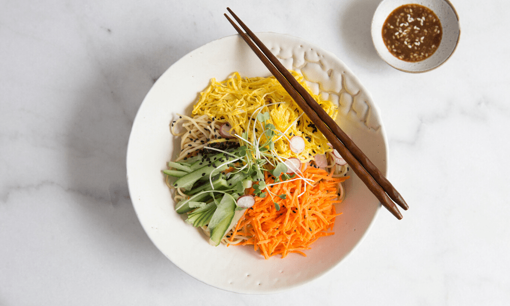 Hiyashi Chuka (Cold Ramen)- A Recipe From Nourish Cooking School | SPUD.ca
