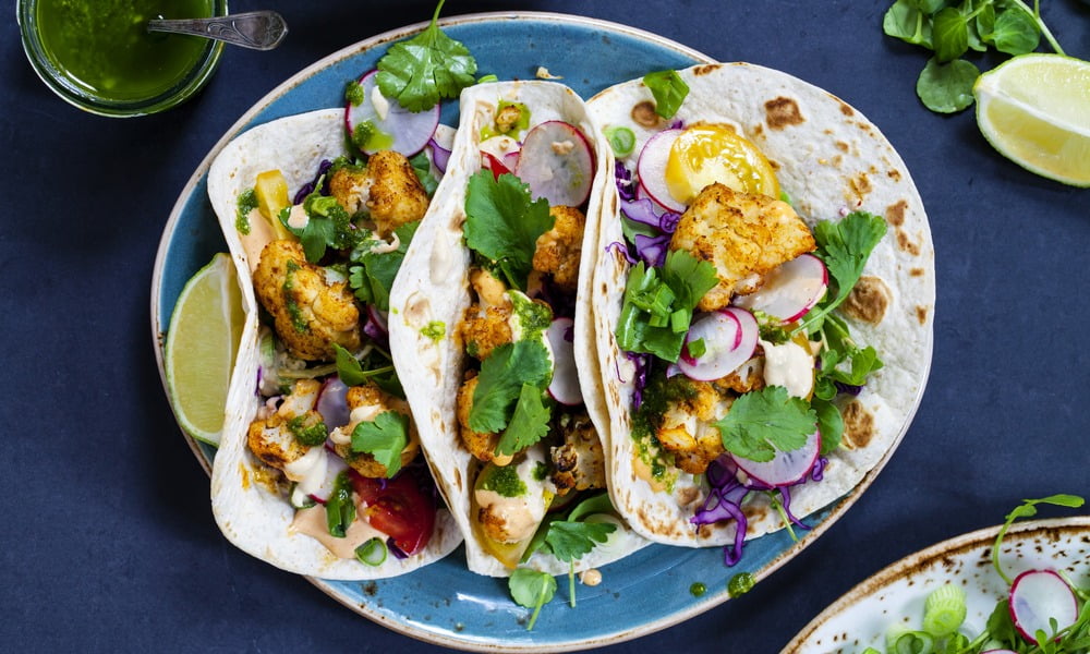 The Perfect Weeknight Buffalo Cauliflower Tacos | SPUD.ca