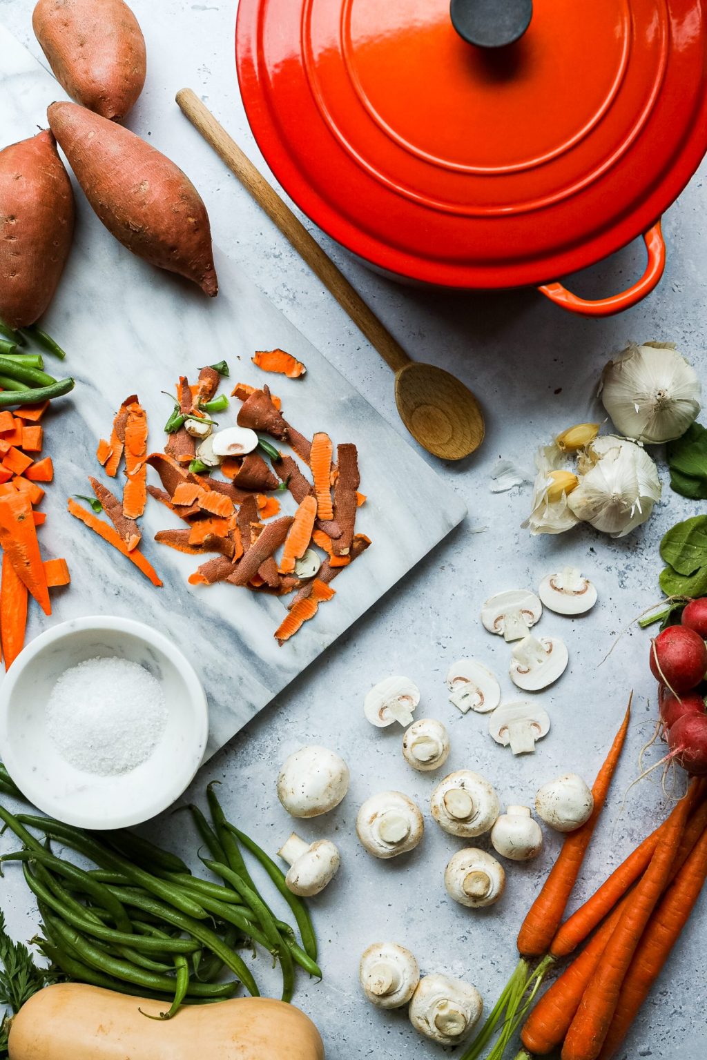 Food Scrap Recipes with local organic produce at SPUD.ca