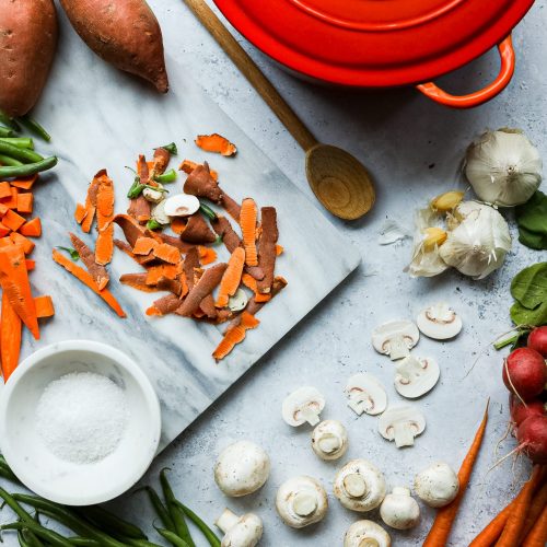 Food Scrap Recipes with local organic produce at SPUD.ca